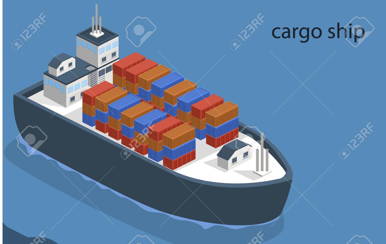 Transporte eficiente de mercancías marítimas con cajas de cartón